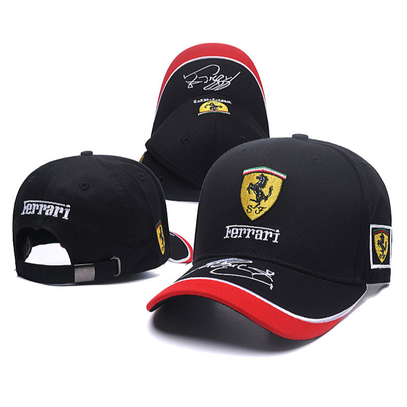 2023 F1 racing Ferrari_ baseball cap event men's and women's cotton ...