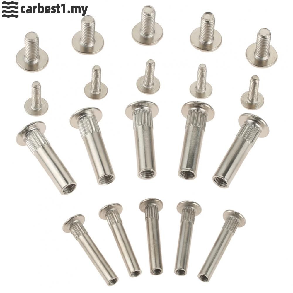 [ARBES-MY]Furniture Carbon Steel Male Female Secure Connection Silver ...