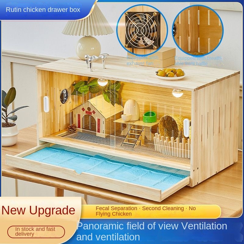 Spot goods Glass feeding box crawler feeding box Rutin chicken breeding ...