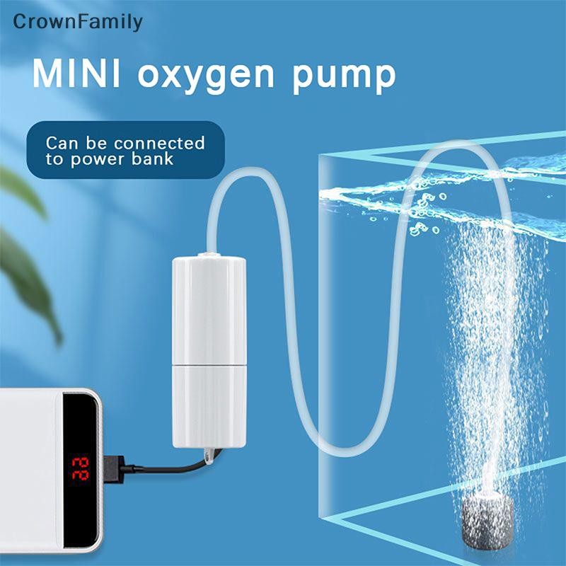 [CrownFamily] Aquarium Oxygen Air Pump Fish Tank USB Silent Air ...