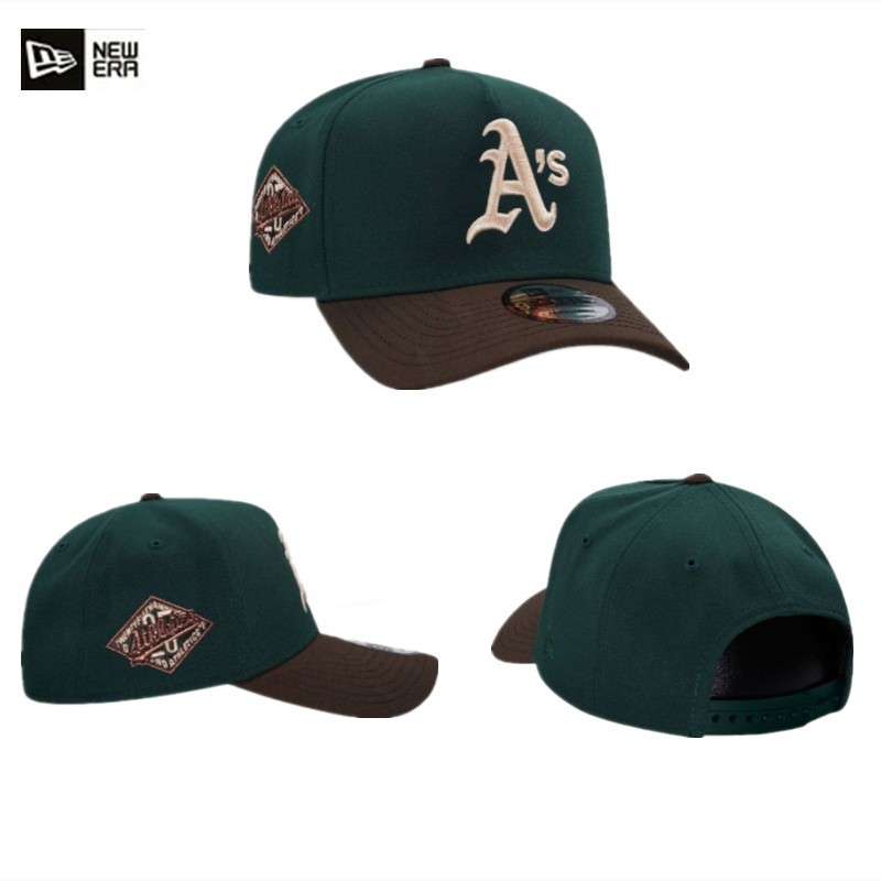 New Era Oakland Athletics 25th Anniversary Dark Green Two-tone 9Forty A ...