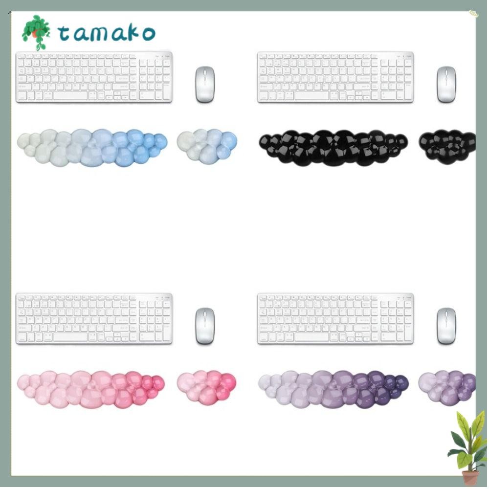 TAMAKO Keyboard Wrist Rest, Pain Relief Gradient Silicone Wrist Support ...