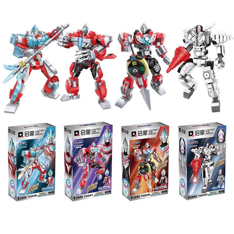 Enlightenment Ultraman Enhanced Mecha No. 1 Bullet Building Block Man ...