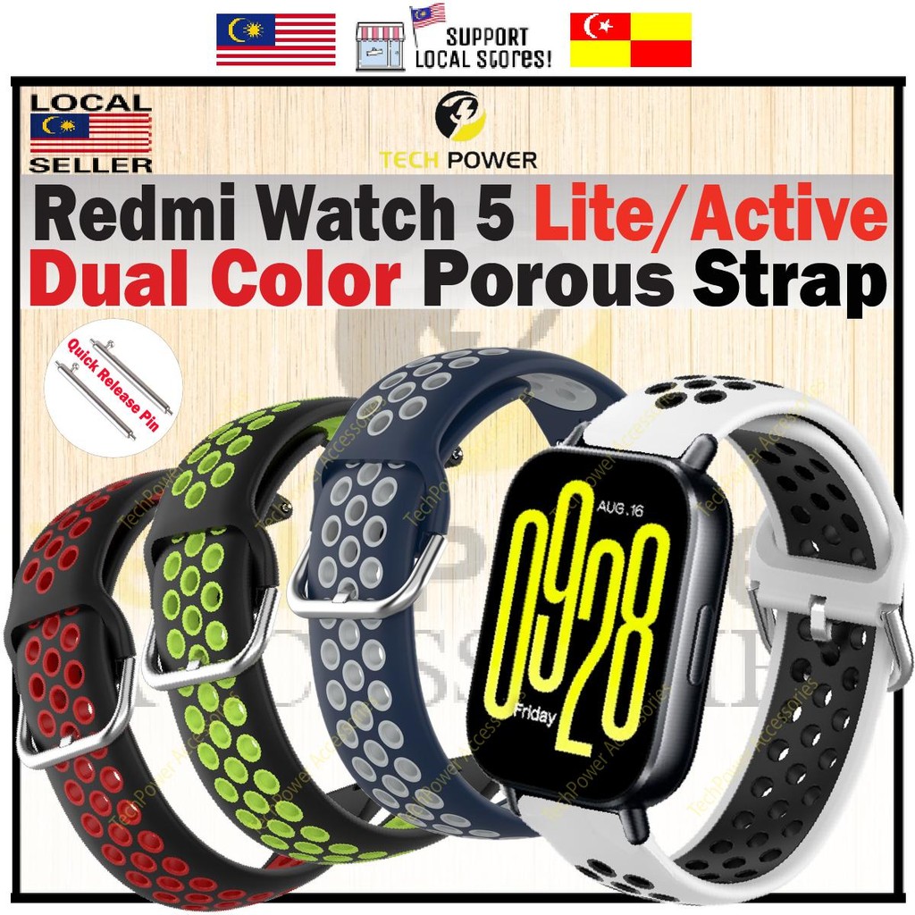 Xiaomi Redmi Watch 5 Lite / 5 Active Strap Dual Color Porous Strap 22mm ...