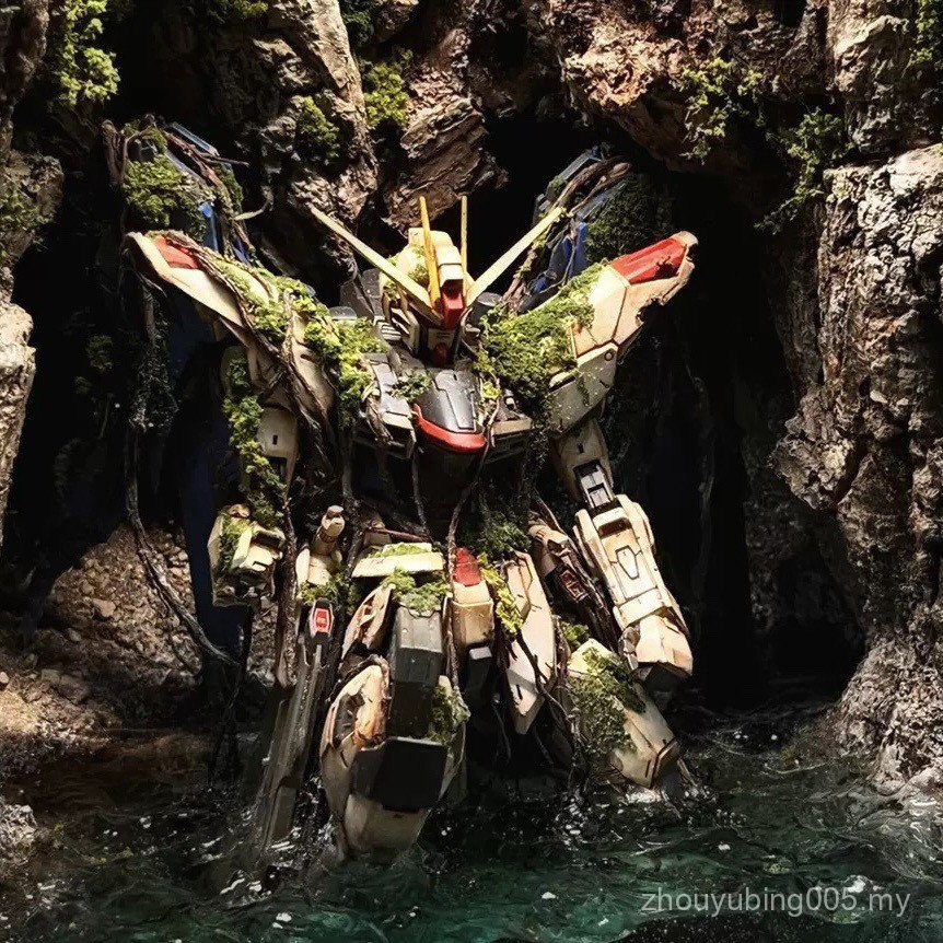 （sell like hot cakes）Free Gundam Fish Tank Scene Limited Edition diy ...