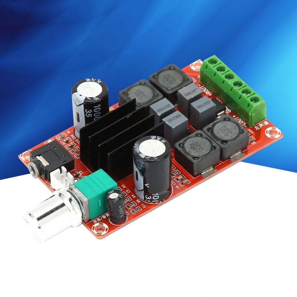 Ffggg Digital Amplifier Module Stereo Board Audio Power for Overvoltage ...