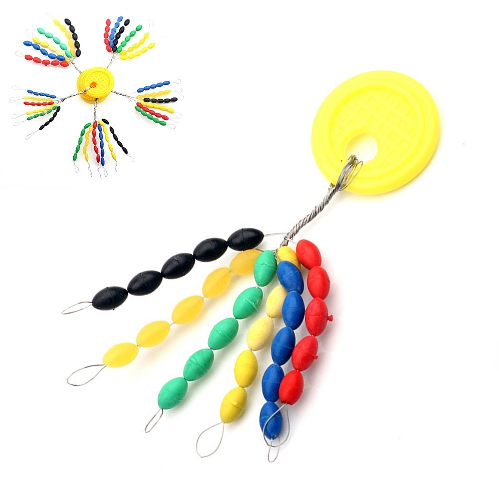 30pcs/Group Float Stops Line Stoppers Beads Rig Buffer Connector ...