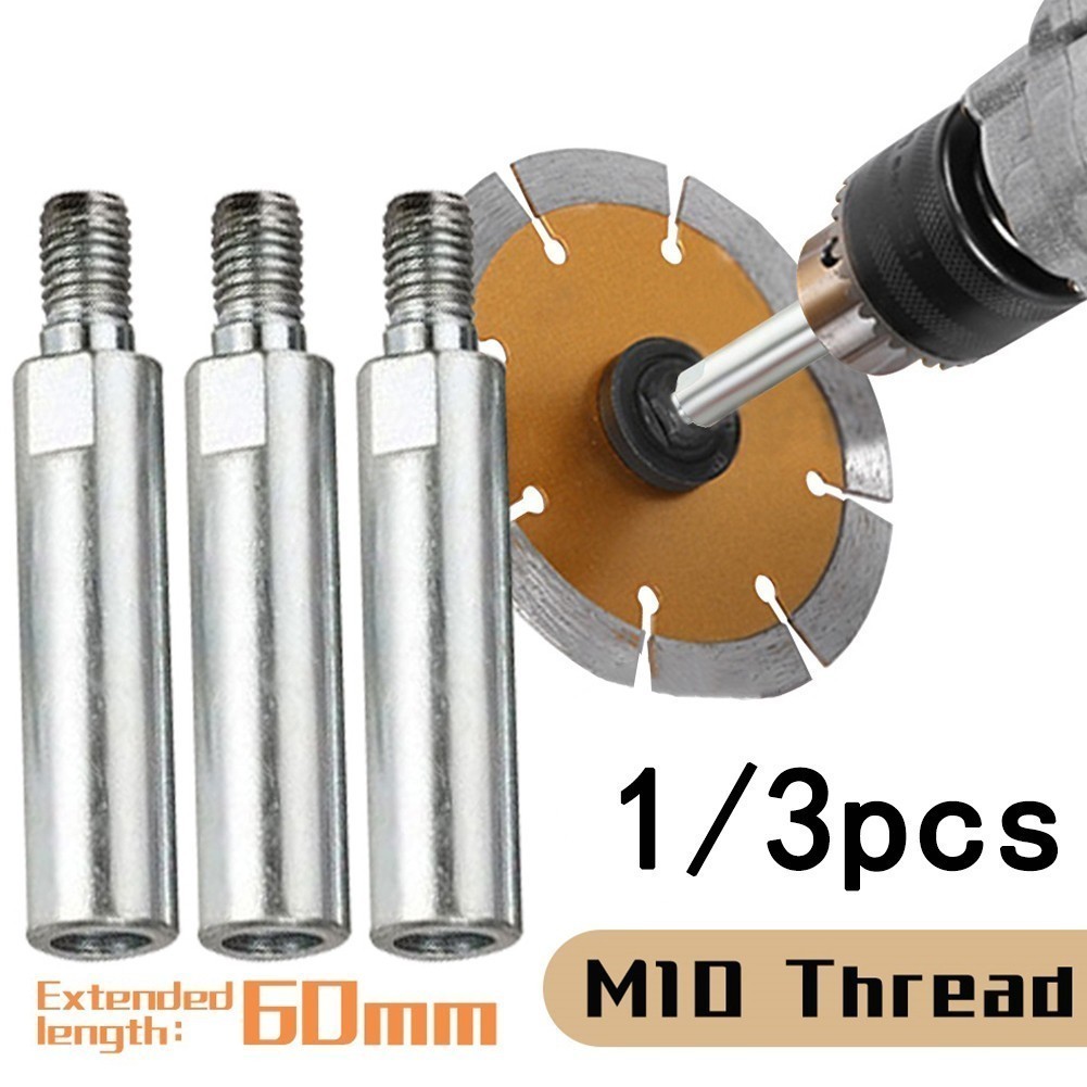 [Super] 1/3pcs Angle Grinder Extension Connecting Rod M10 Thread ...