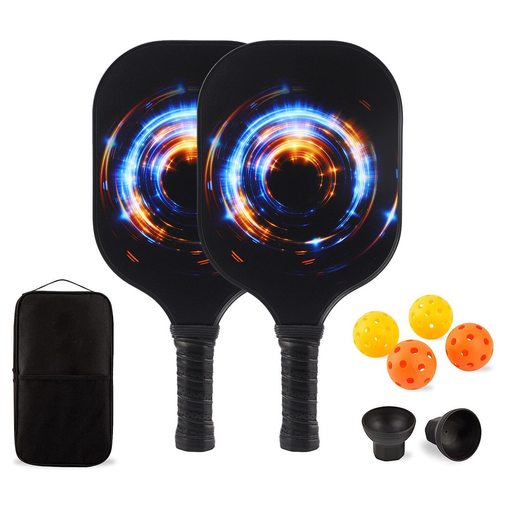 Pickleball Paddles, USAPA Approved Fiberglass Pickleball Paddles Set of ...