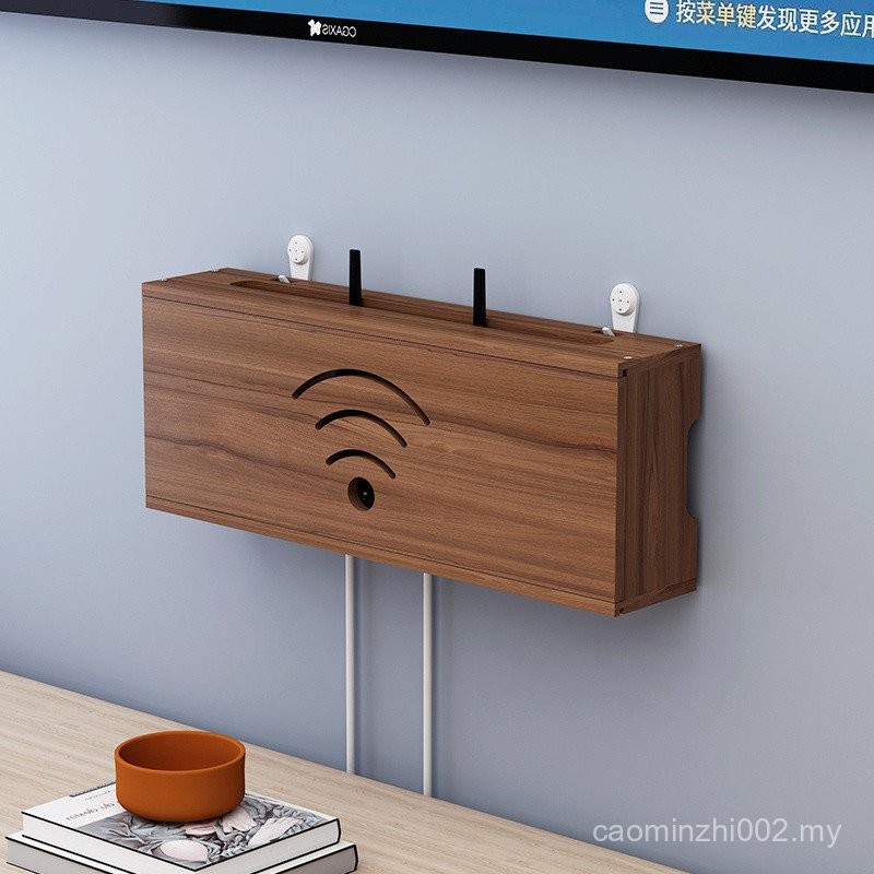 Wifi Set-Top Box Router Storage Box Wall-Mounted Wall-Mounted Cat Shelf ...