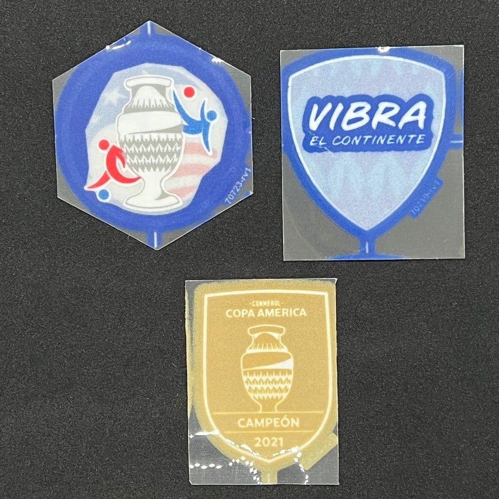 OFFICIAL Copa America 2024 + VIBRA EL CONTINENTE + CAMPEON 2021 Patches ...