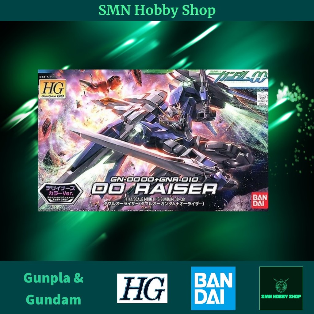 HG 1/144 00 Raiser Designer's Color Ver 038 Gunpla Gundam Toys Plastic ...