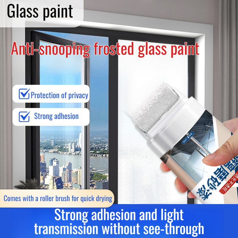 【Eco-Friendly Protection】Comes with a Roller Brush Transparent Glass ...
