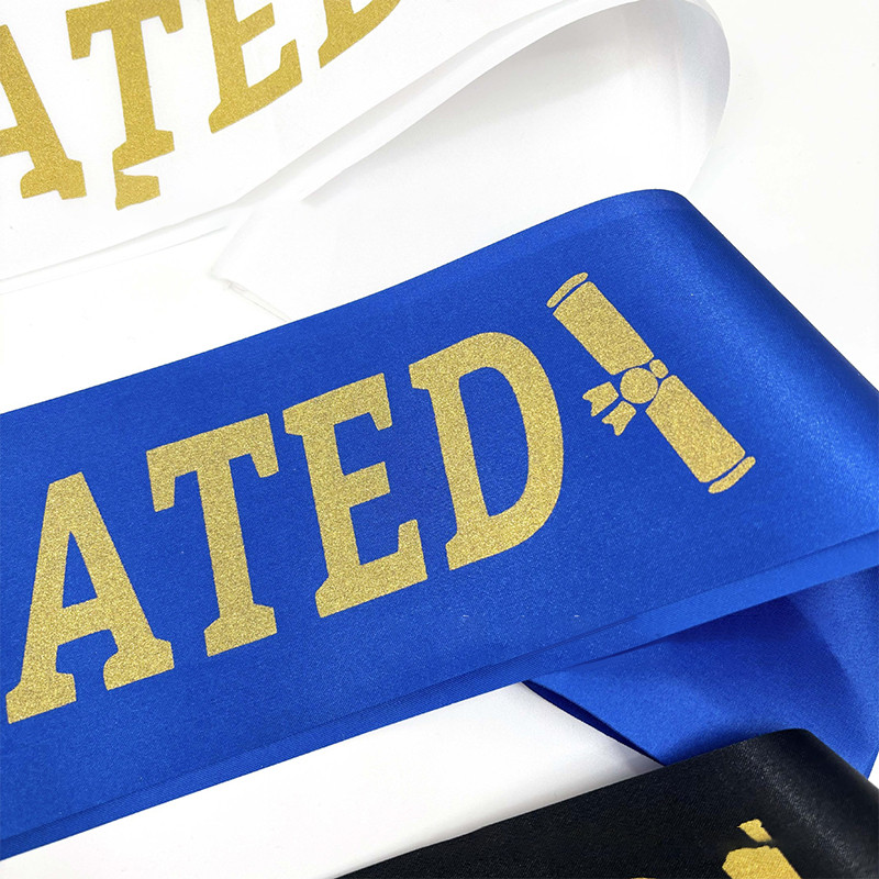 [Prs] Sash Graduation Party Accessories Etiquette Belts Decor Supplies ...