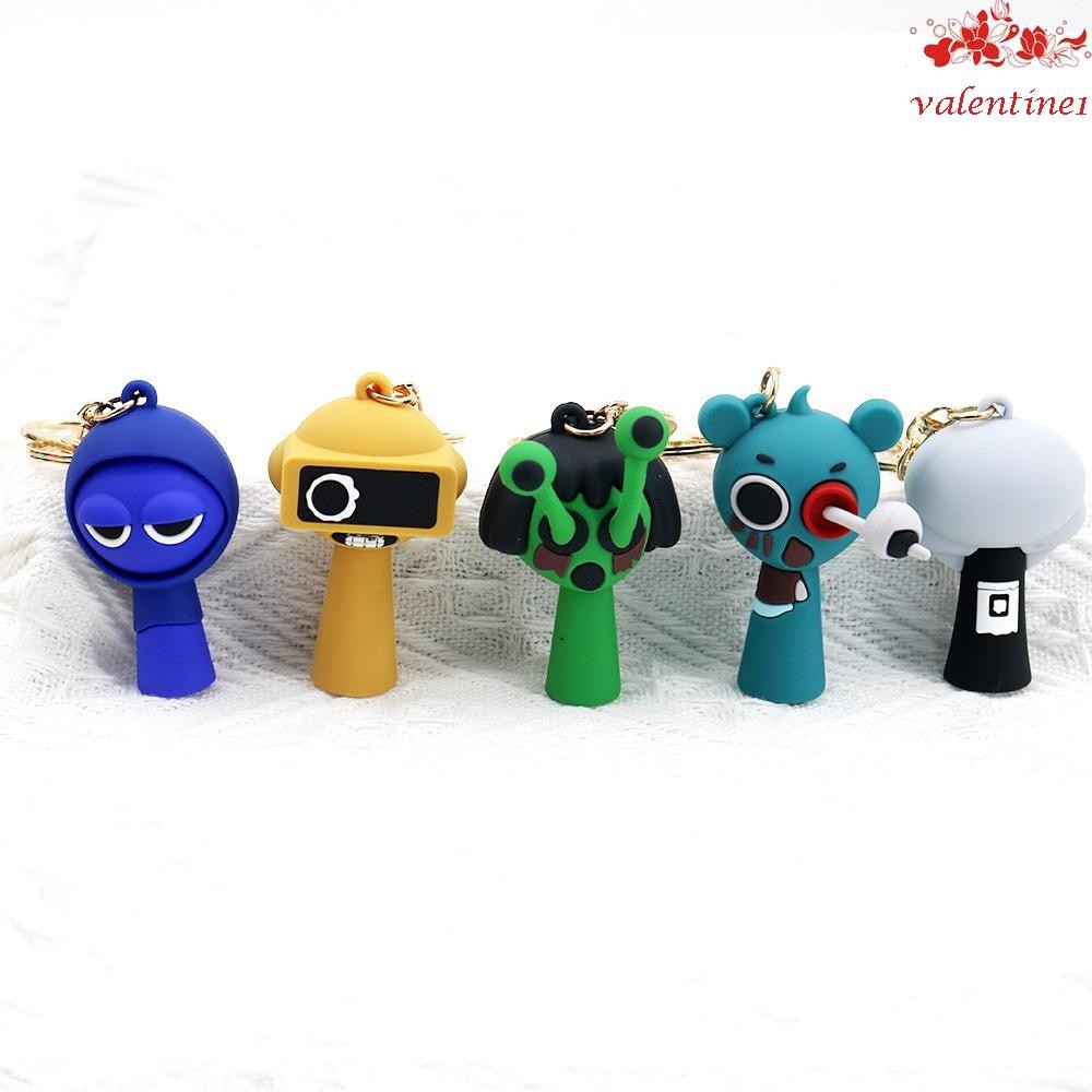 VALENTINE1 Oren Raddy Doll Keyring, Cute Cartoon Game Sprunki Keychain ...