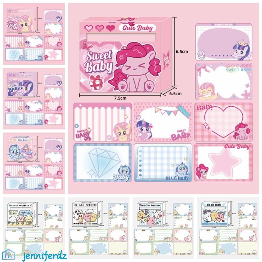 JENNIFERDZ Pull Out Roll Note Stickers, Little Pony Keypoints Drawer ...