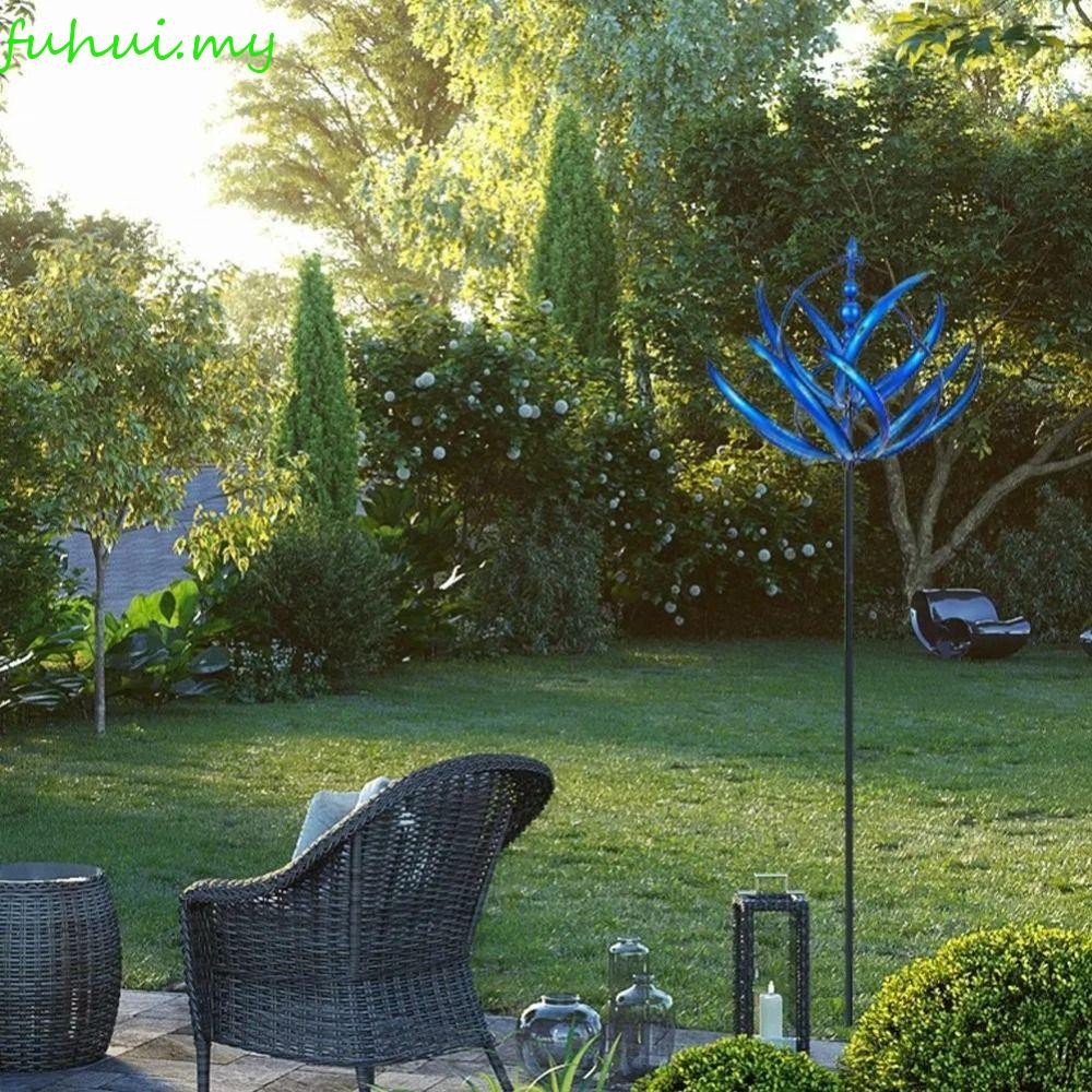 FUHUI Harlow Wind Spinner Rotator, Wrought Iron Modern Windmill ...