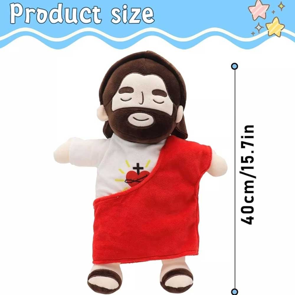Jesus Plush Toy Religious Figure Simulation Christening Religious ...