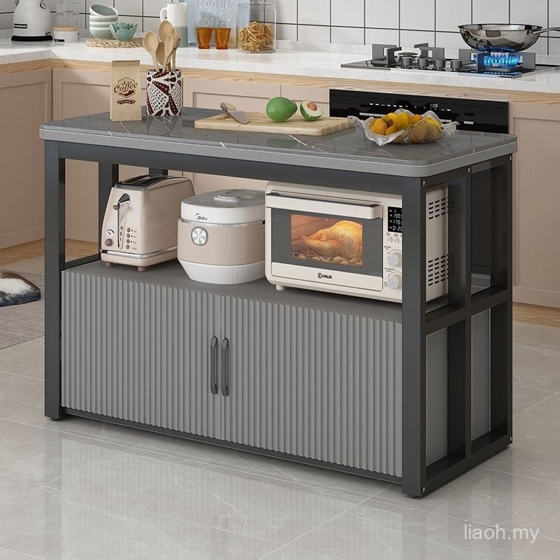 Cabinet Collection Table Storage Rack Vegetable Cutting Table Microwave ...