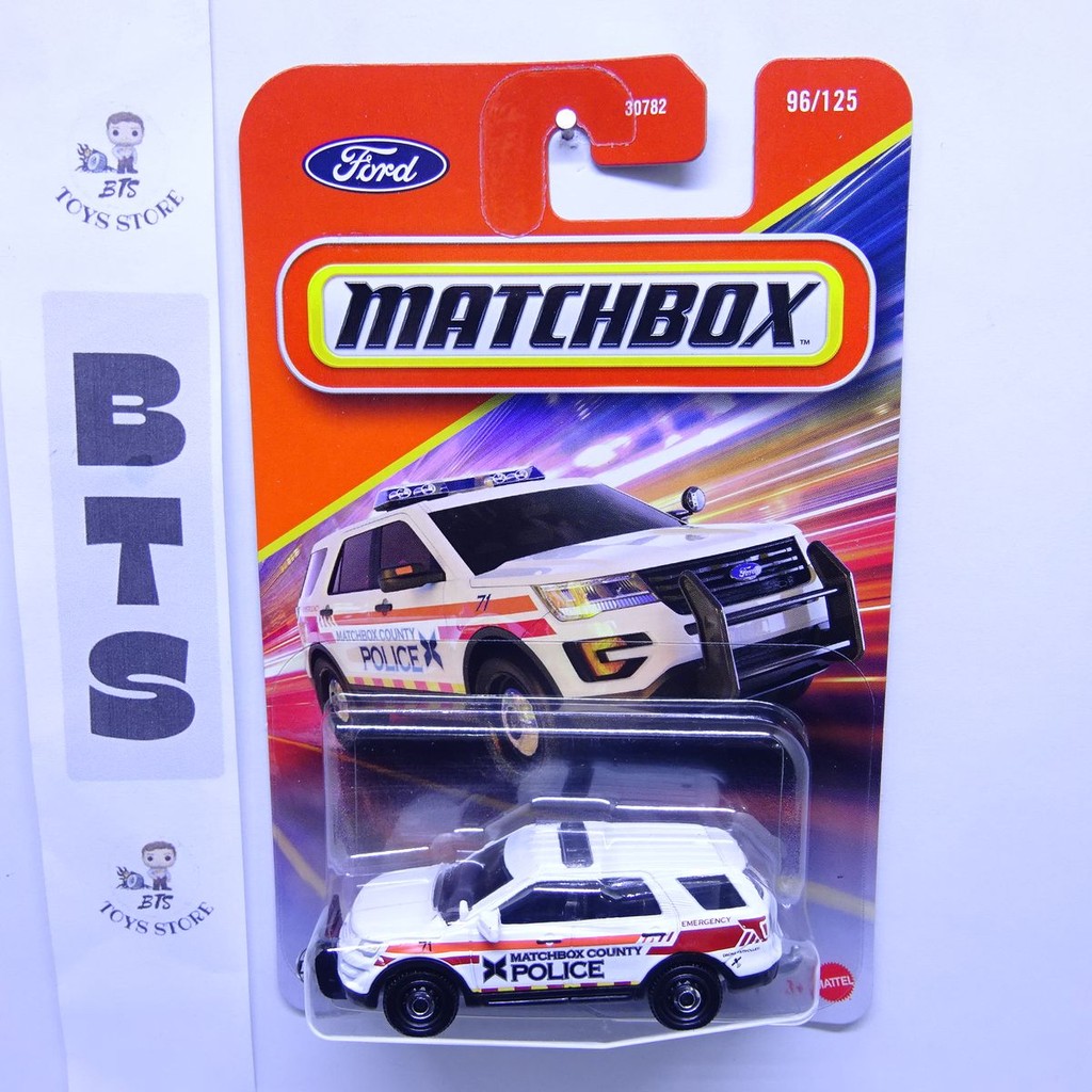 PUTIH Matchbox 2016 Ford Interceptor Utility White Police | Shopee Malaysia