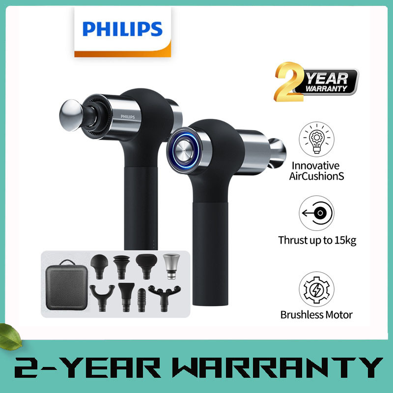 Philips PPM5201G Professional Massage Gun Deep Muscle High Vibration ...