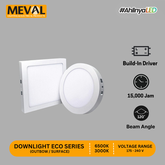 MEVAL ECO Series LED Downlight - Outbow | Shopee Malaysia