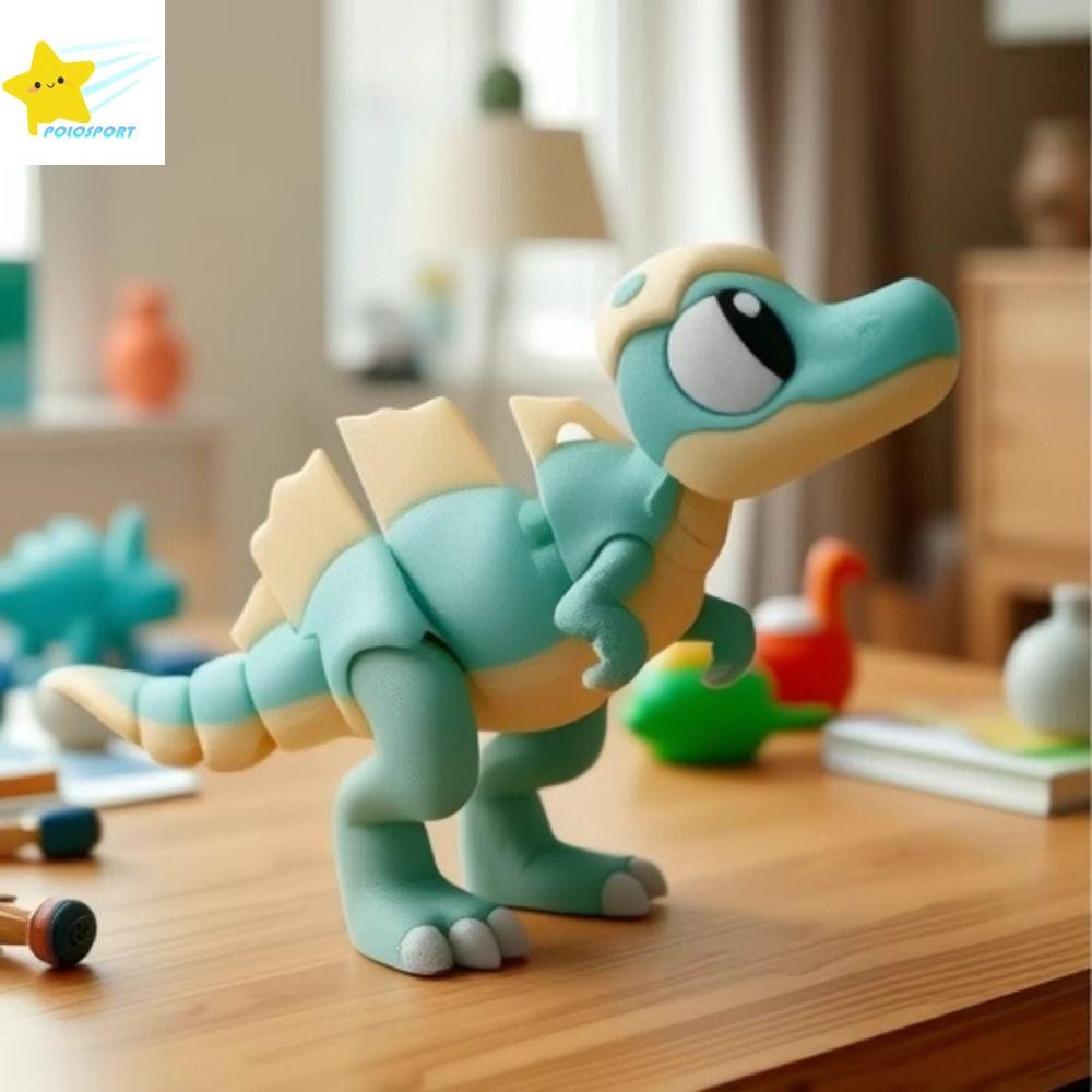 POLOSPORT 3D Printed Dragon, Cartoon Handicraft 3D Rotatable ...