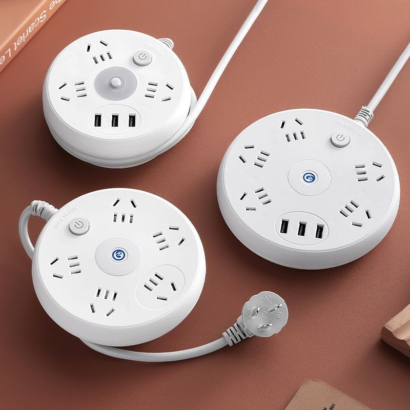 Reelable USB Socket Home Multi-Function Porous Socket Board with Cable ...