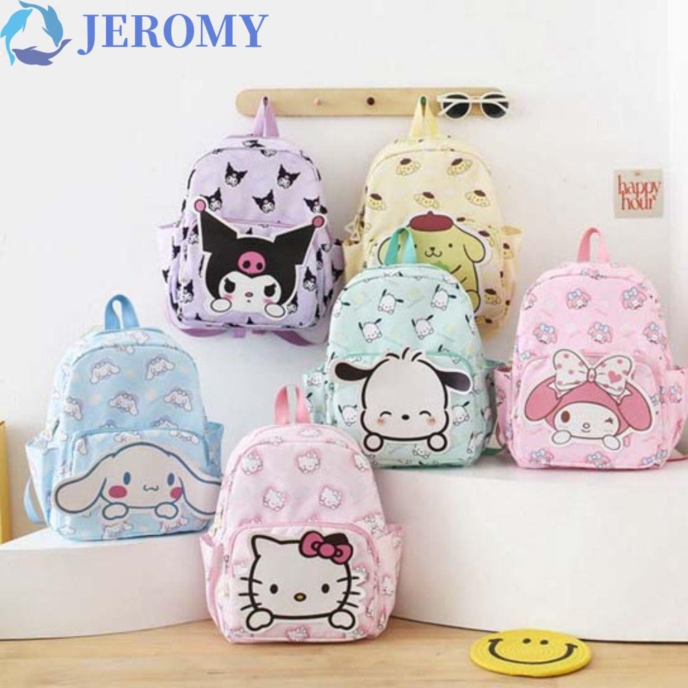 JEROMY Children School Bag, Pompompurin Kitty Cat Cartoon Kuromi ...