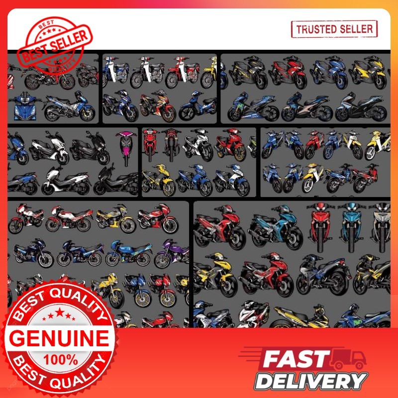Design Vector Kereta / Motor (Y15/vf3i/ex5/lc135/rxz) | Shopee Malaysia