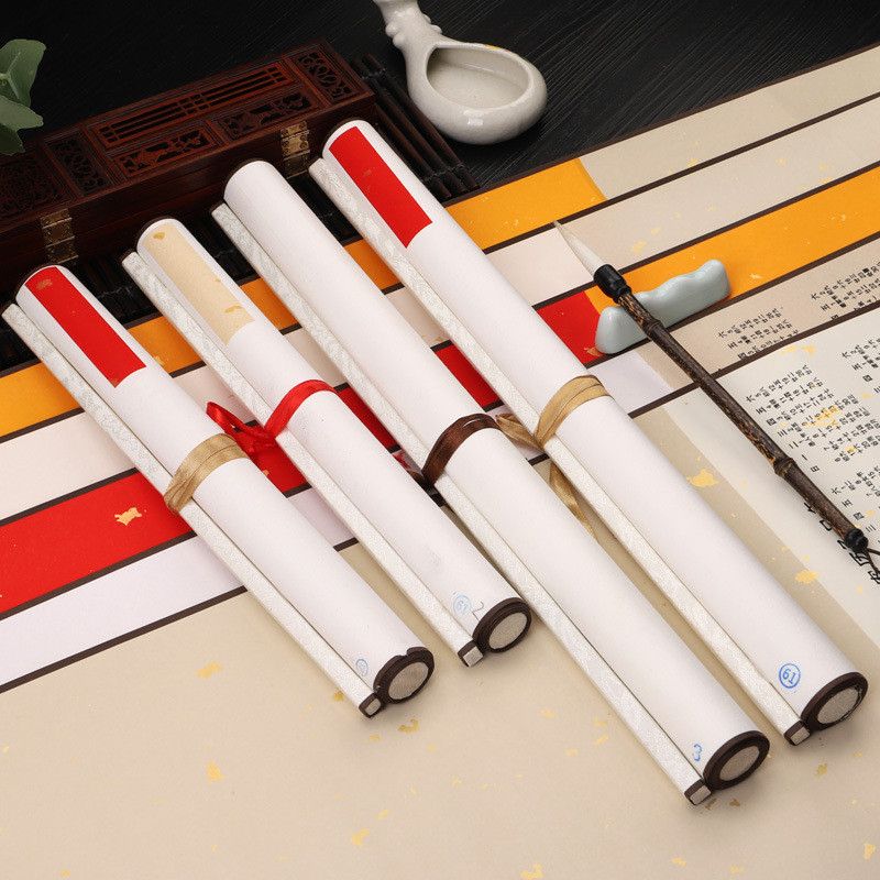 2025 Blank Batik Rice Paper Calendar Hanging Scroll Half-Cooked ...
