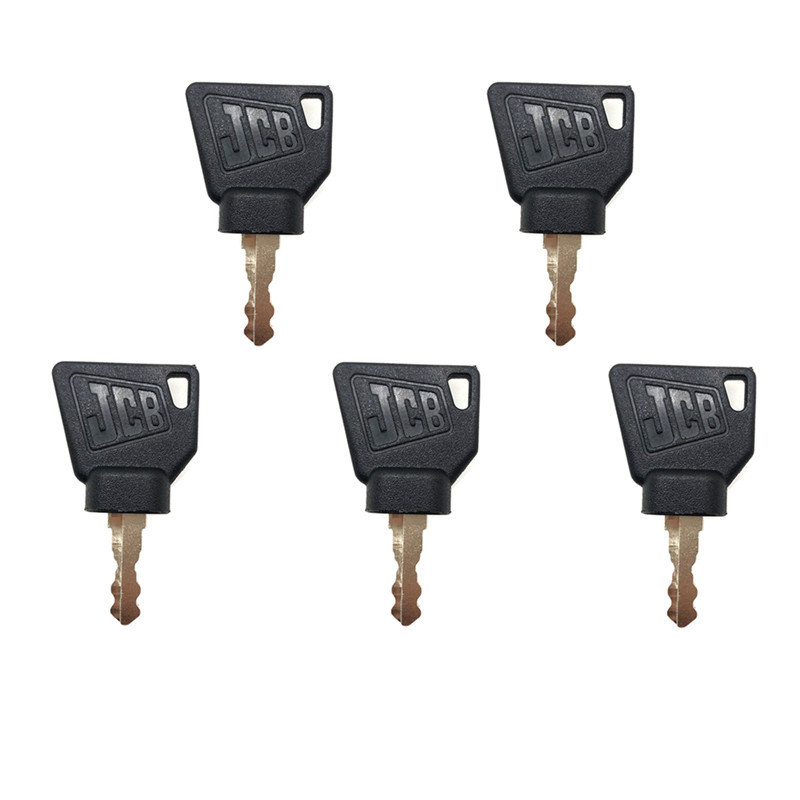 5 Pcs Ignition Switch Starter key For JCB 3CX Bomag Excavator Fit Most ...
