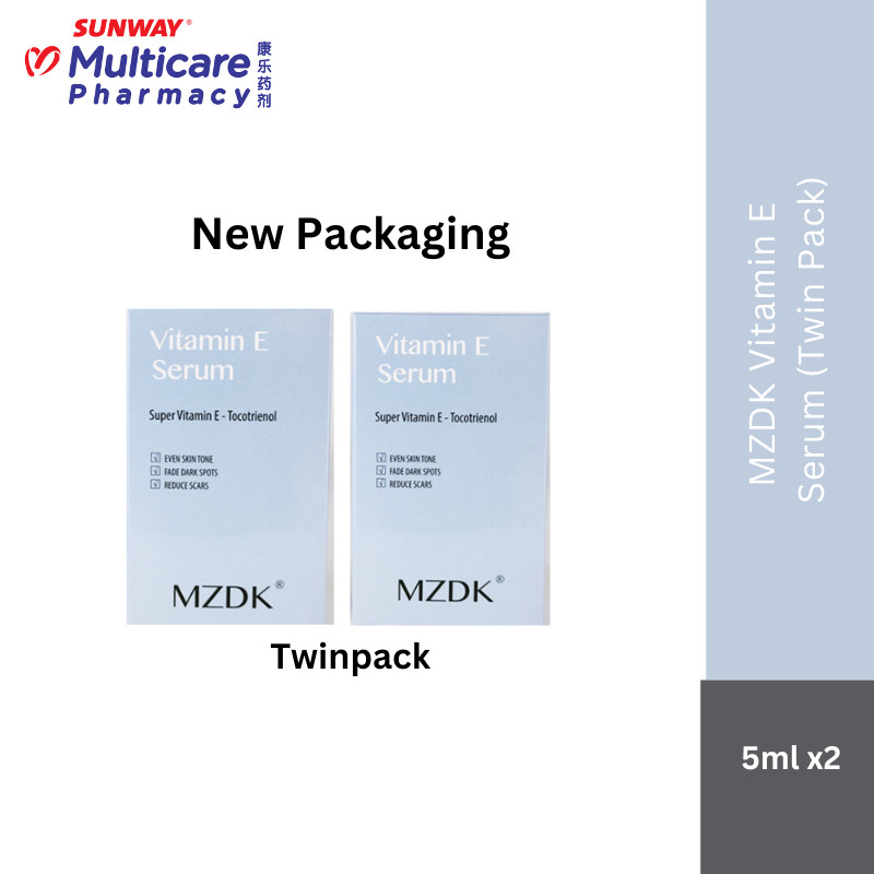 MZDK Vitamin E Serum (Twin Pack) - 5mlx2 | Shopee Malaysia