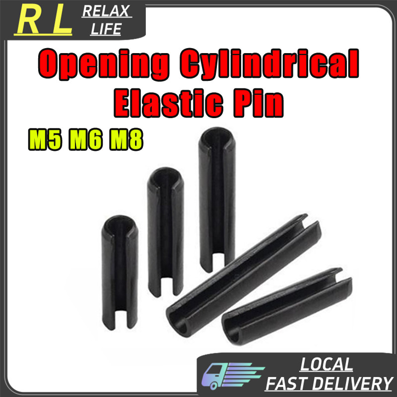 RL Black Opening Cylindrical Pin Positioning Pin Spring Pin Elastic Pin ...