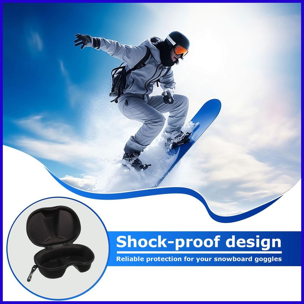 Snow Goggles Case Ski Goggle Case EVA Box Compact Lightweight ...