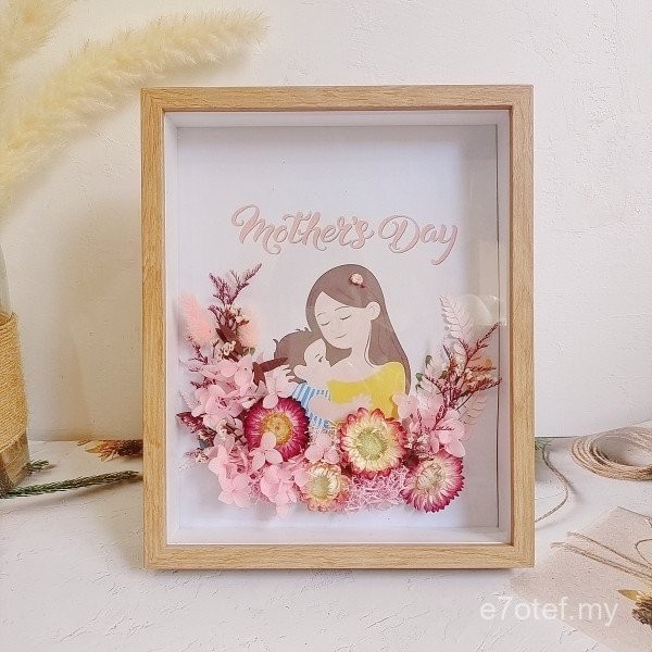 Perayaan Kuih Bulan Hari Ibu Hari Valentine bingkai gambar Bunga Abadi ...