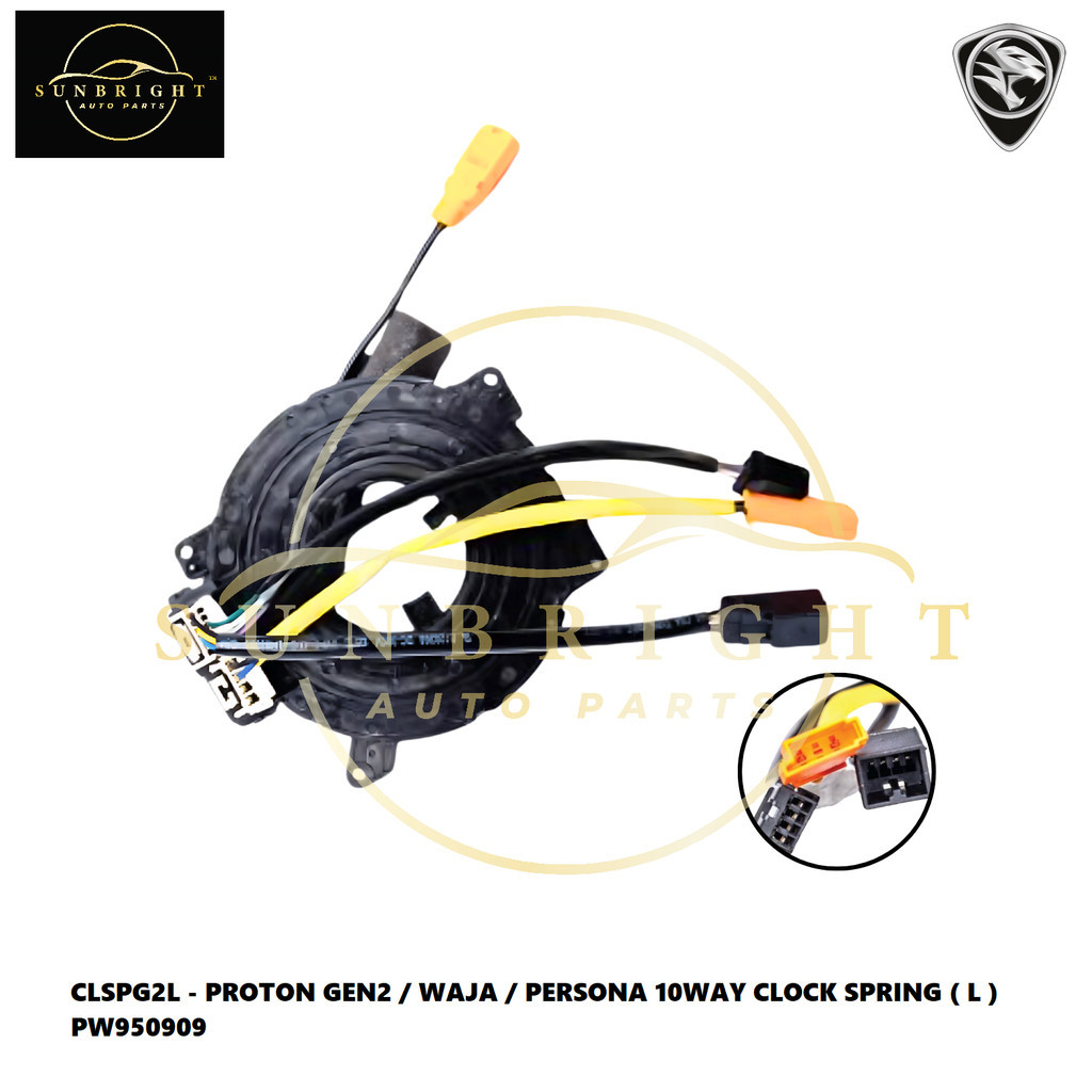 PROTON GEN2 / WAJA / PERSONA 10WAY CLOCK SPRING ( L ) PW950909 | Shopee ...