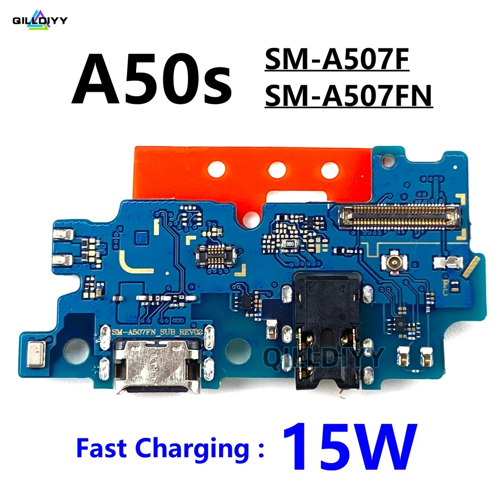 USB Dock Connector Charging Type C Port Flex Cable For Samsung Galaxy A50s A507 A507F A507FN ...