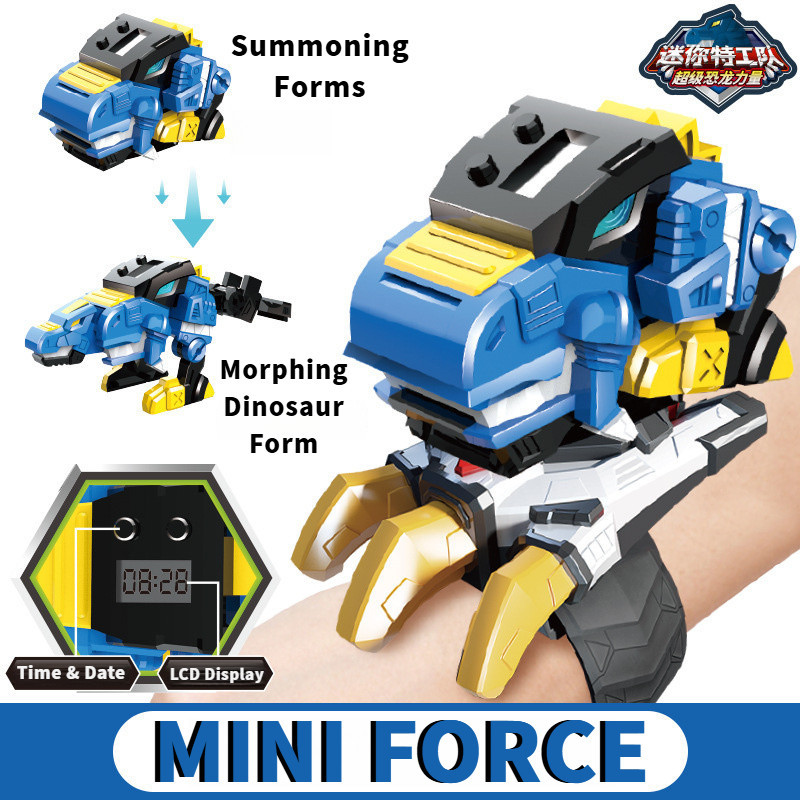 Genuine Mini Agent Team Children Electronic Transformation Watch Toy ...