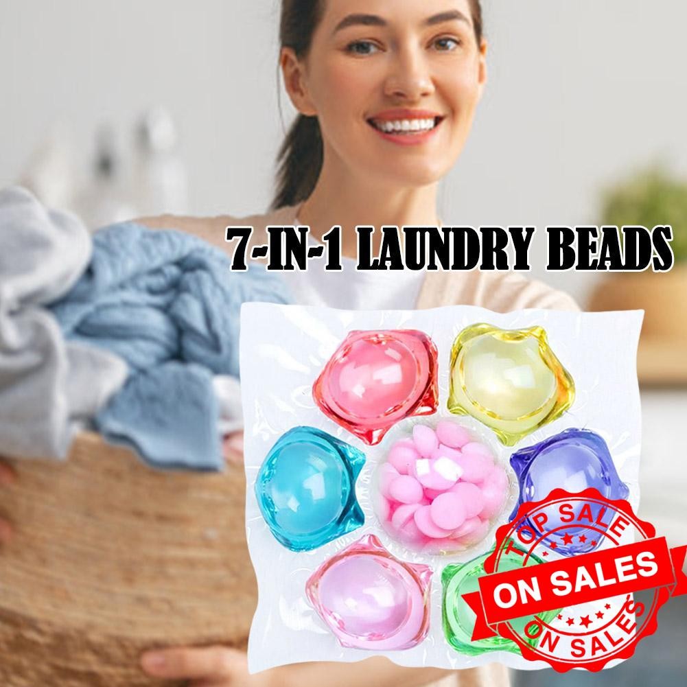 7-in-1 Laundry Beads Long-lasting Fragrance Laundry Detergent Beads ...
