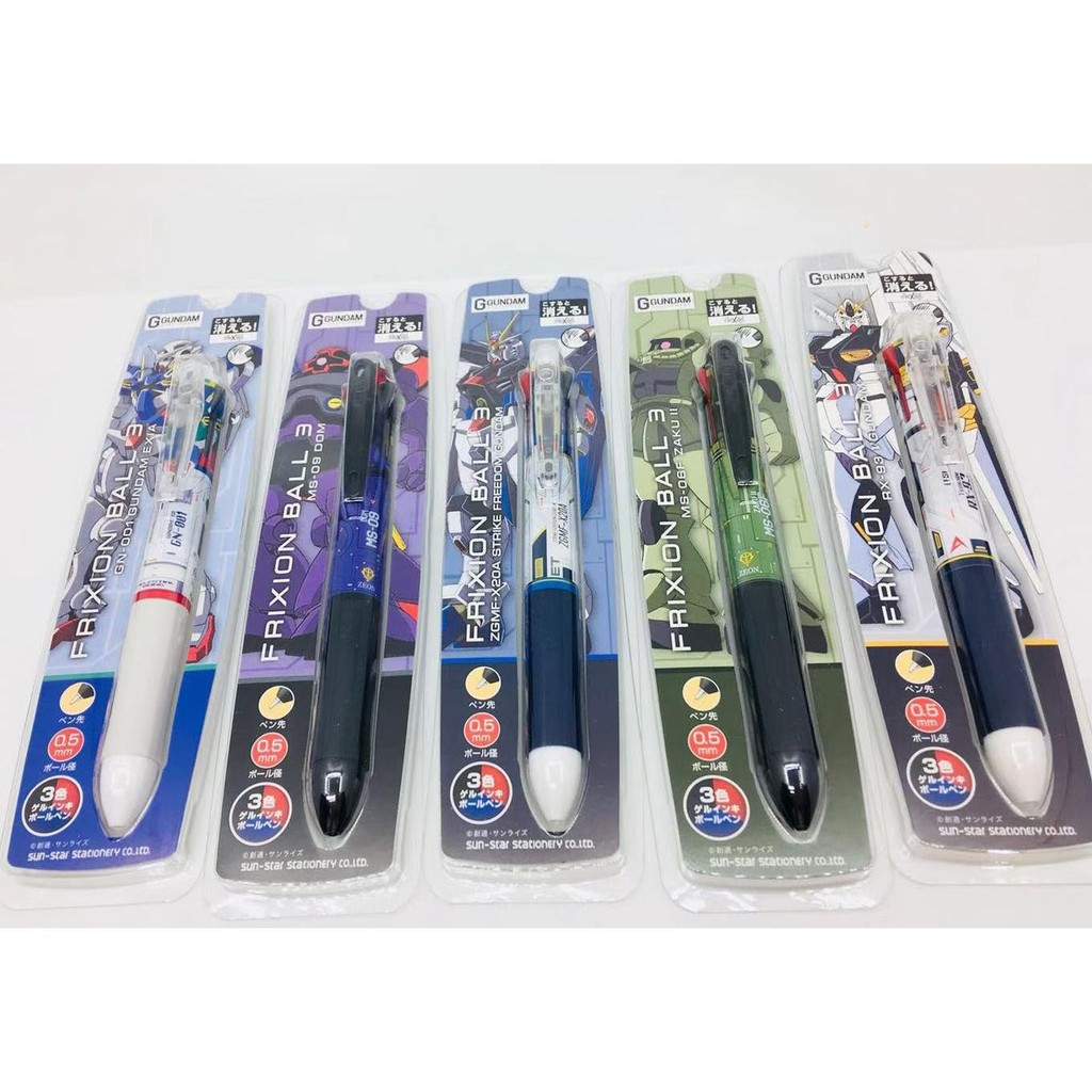 Japan Japan SUN-STAR Limited FriXion Mobile Gundam Warrior Series 3 ...