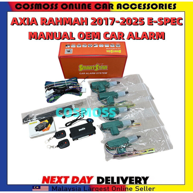 AXIA RAHMAH 2017-2025 E-SPEC (MANUAL) FULL SET OEM CAR ALARM | Shopee ...