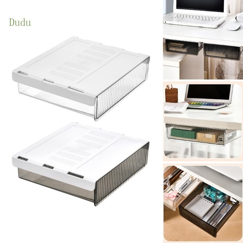 Dudu Under Table Desk Drawer Storage Organizer Desk Pencil Drawer Slide ...