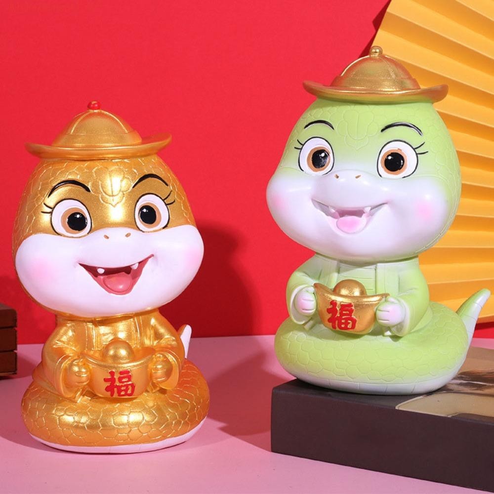 KICKSLOUNGEL Zodiacs Snake Money Jar, Large Capacity Savings Tank ...