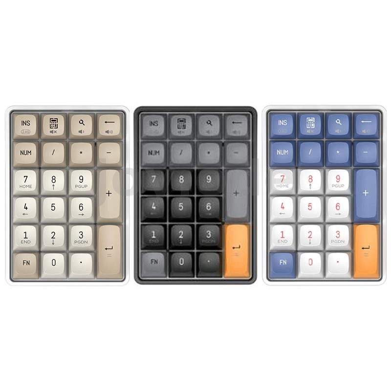 Aigo A18 22 Keys Dual Mode Mechanical Number Keypad Hot-swap PBT Two ...
