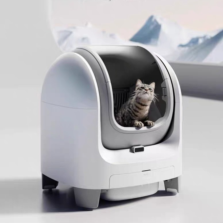 Intelligent Automatic Open Electric Cat Litter Box New Style Birds and ...