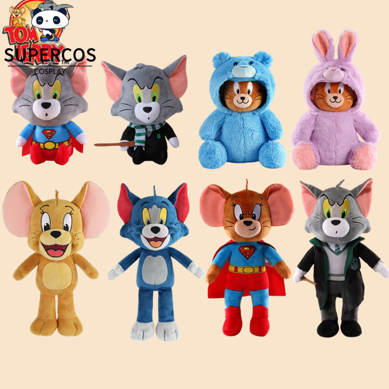 Tom and Jerry Plush Toy Cute Cat Stuffed Doll for Kids Gifts | Shopee ...
