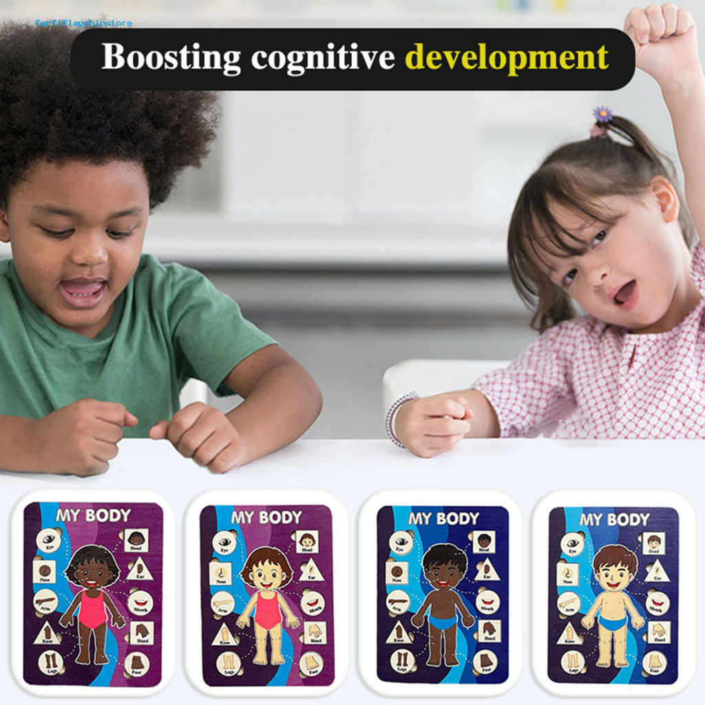 Body Learning Toy Children Development Toy Body Puzzle for Kids ...