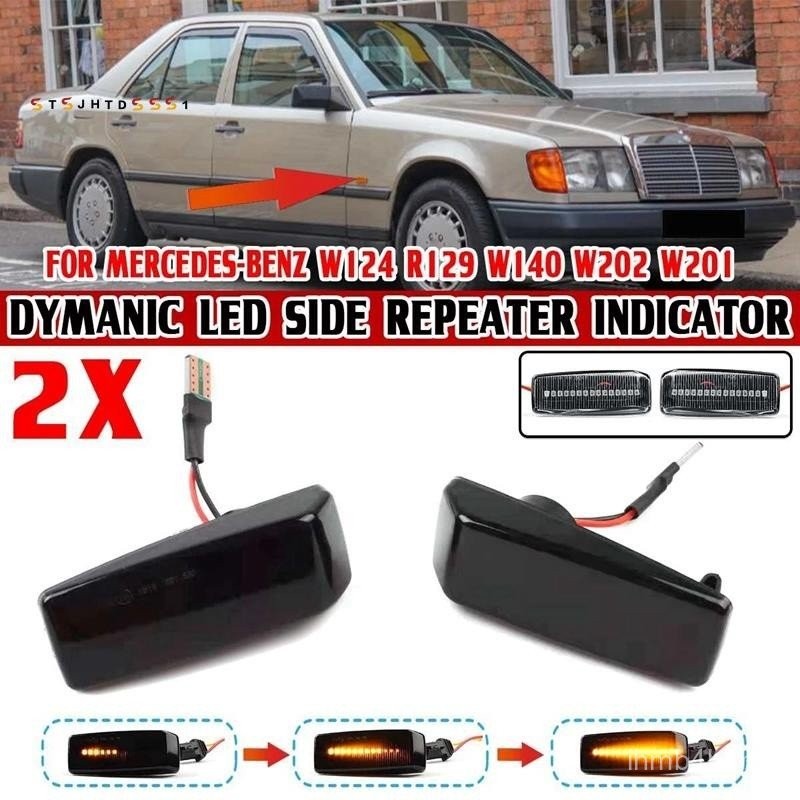 In stock 2X LED Dynamic Side Marker Repeater Lights Turn Signal Lamp ...