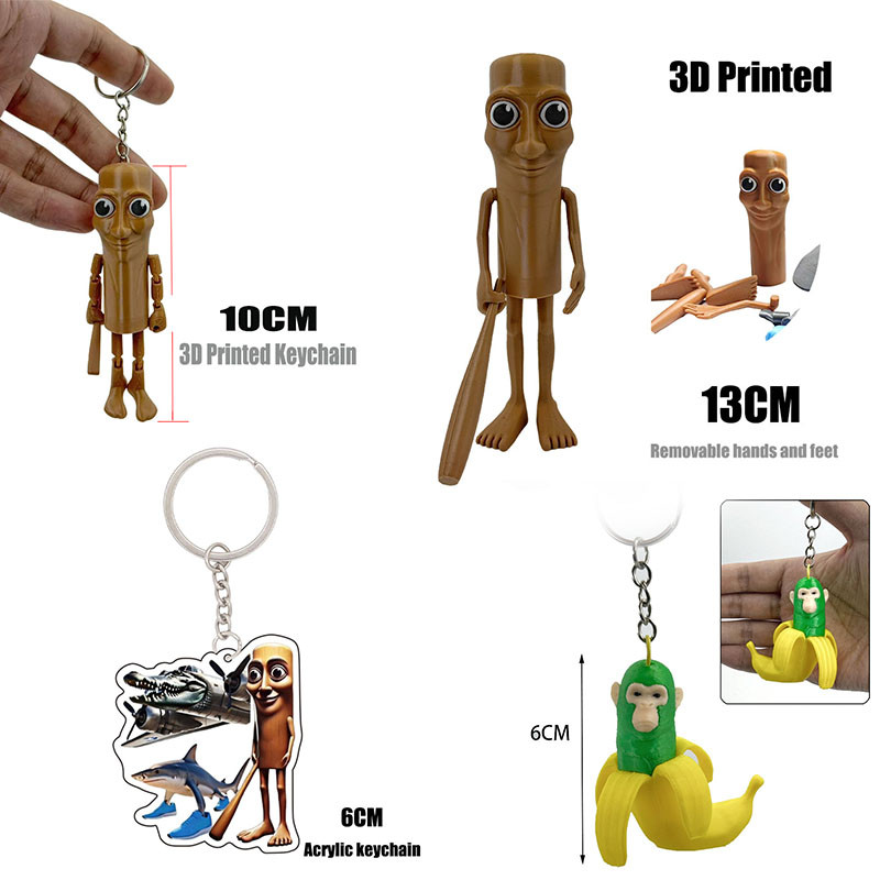 2025 Italian Brainrot Toy Tung Tung Sahur VS Tralalero Tralala Figure ...